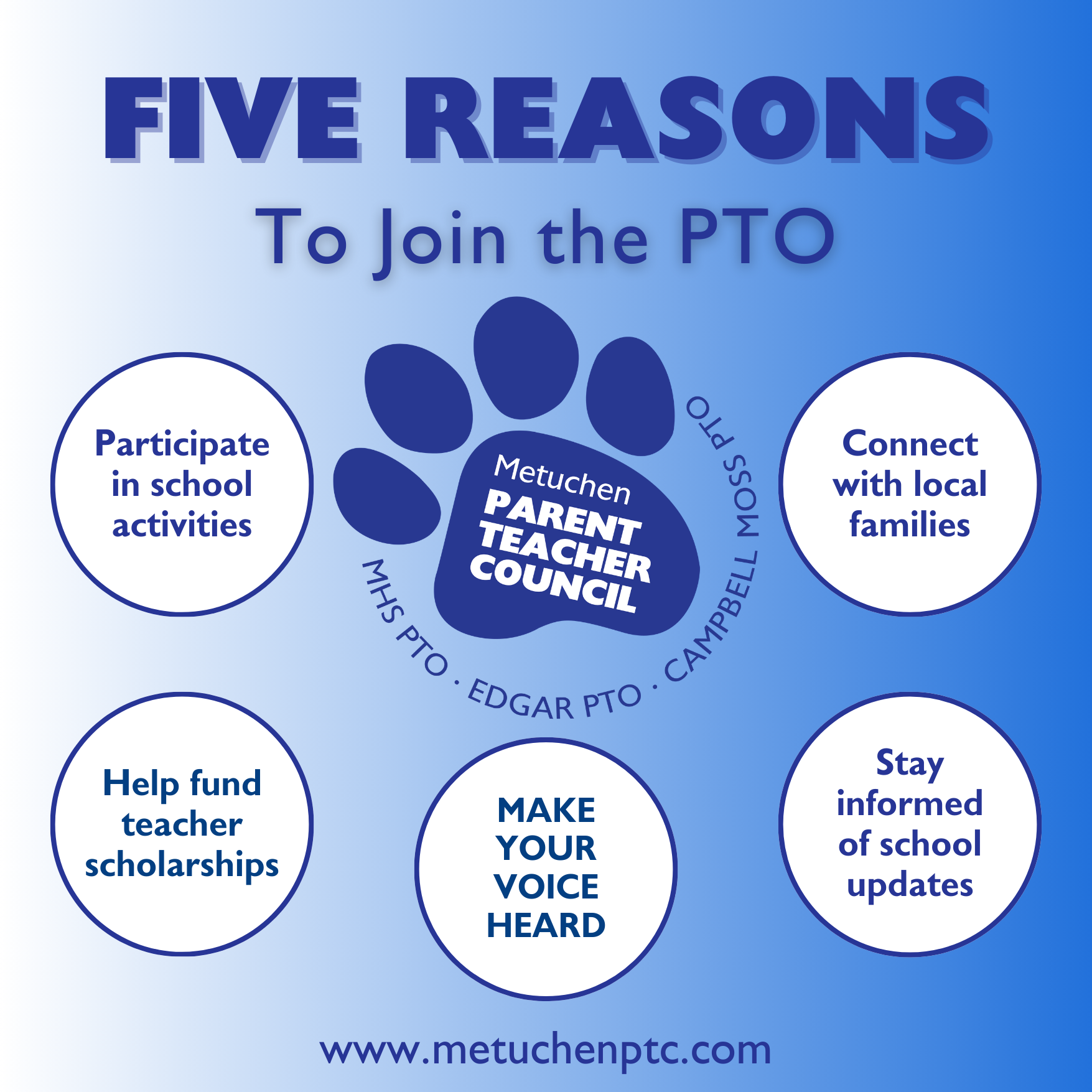 Metuchen PTO – Metuchen Parent Teacher Council